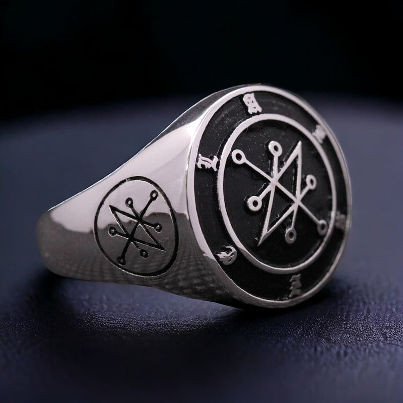 The Prince of Fallen Angels Azazel Ring, Azazel Ring, Signet of Azazel ...