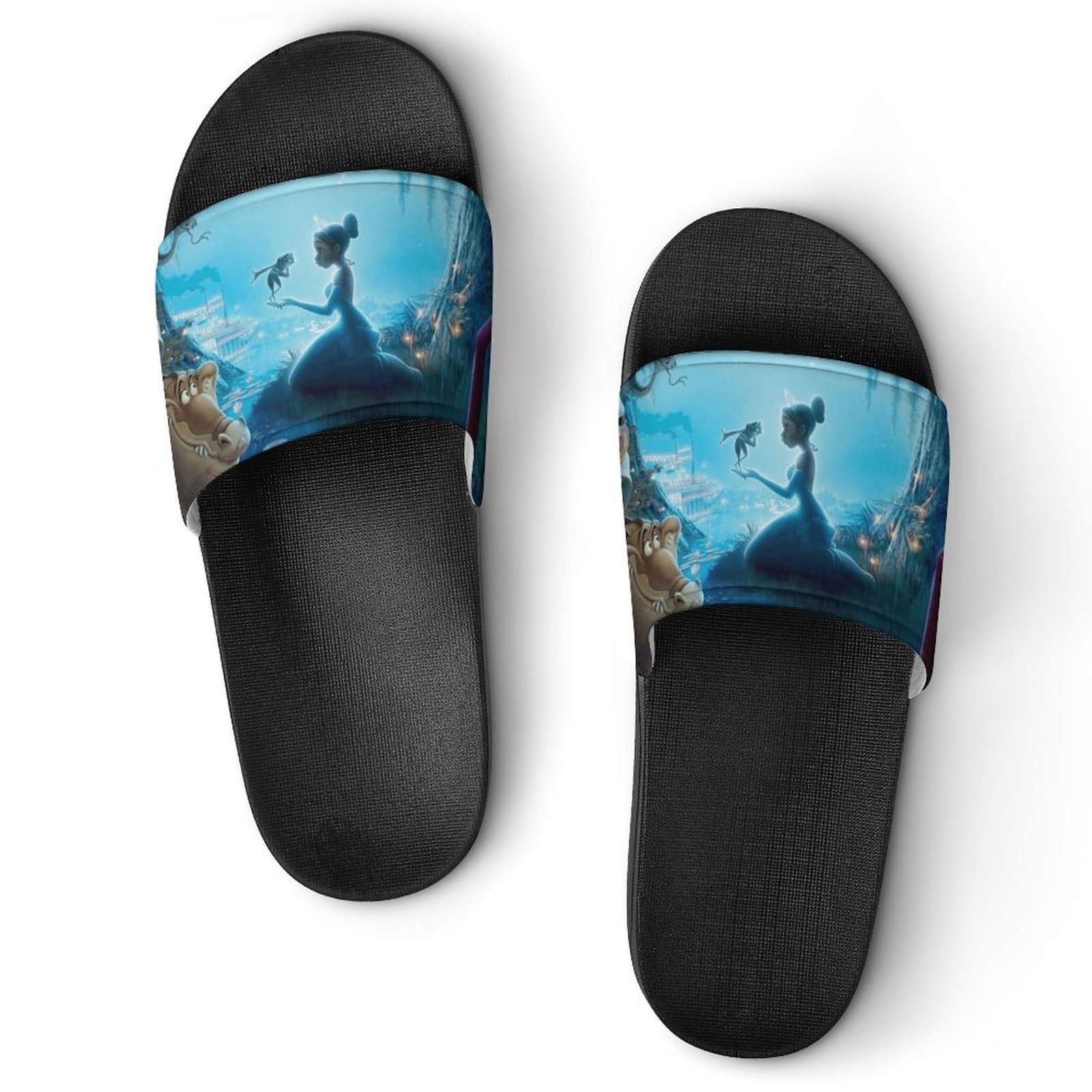 The Princess And The Frog Shower Slippers for Women & Men Non-Slip ...