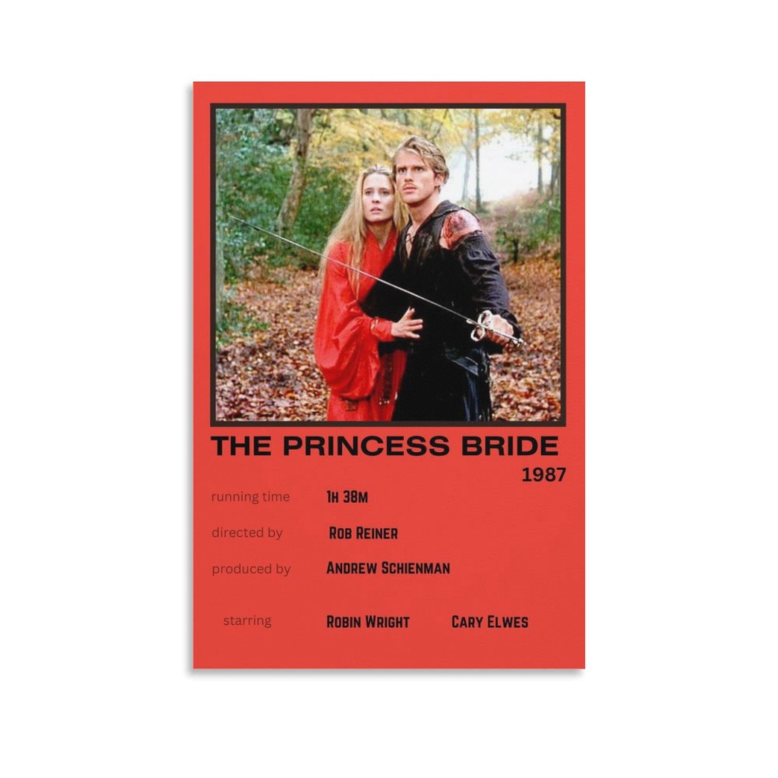 The Princess Bride Movie Poster (13) Canvas Art Poster and Wall Art ...