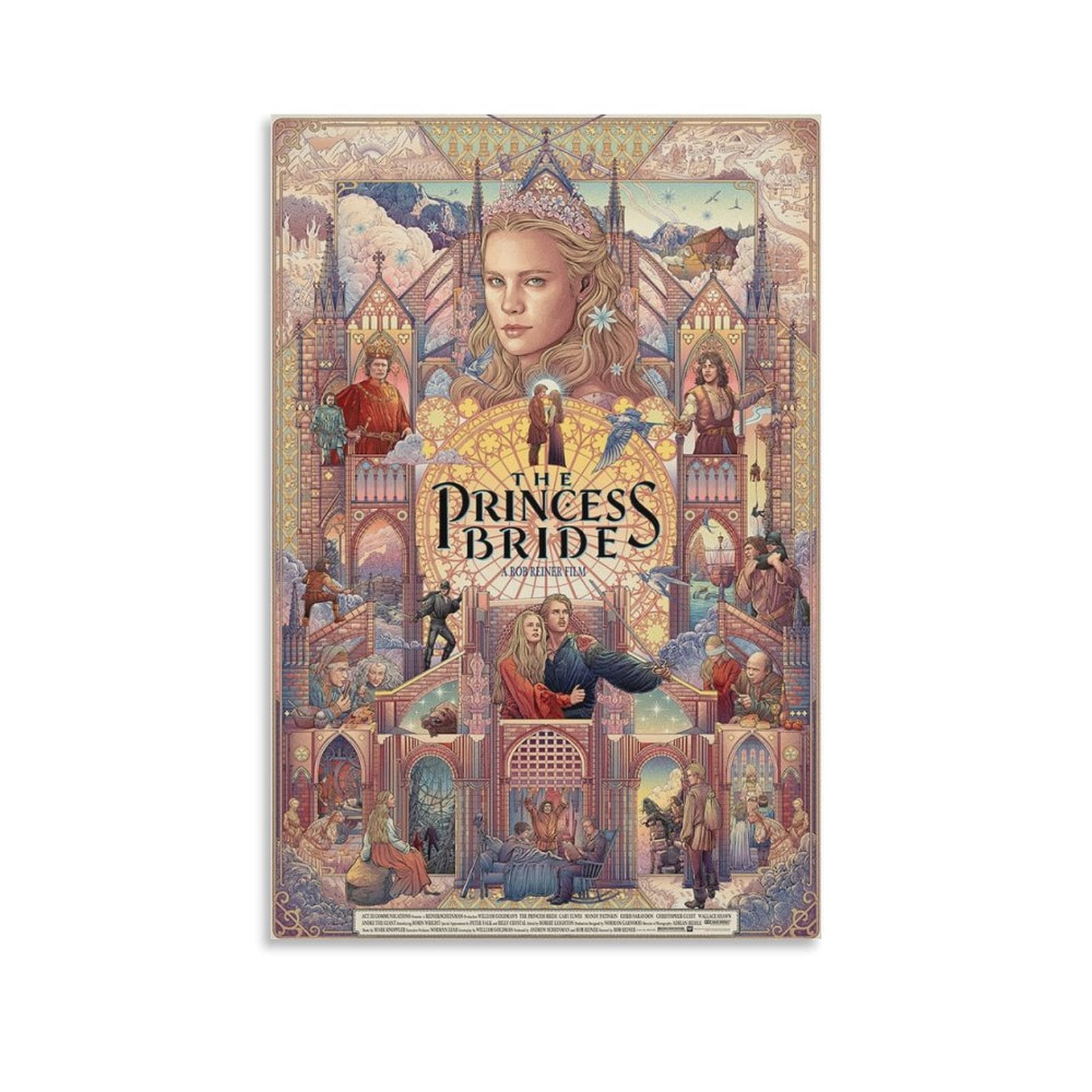 The Princess Bride Movie Poster (17) Painting On Canvas Wall Art Poster ...