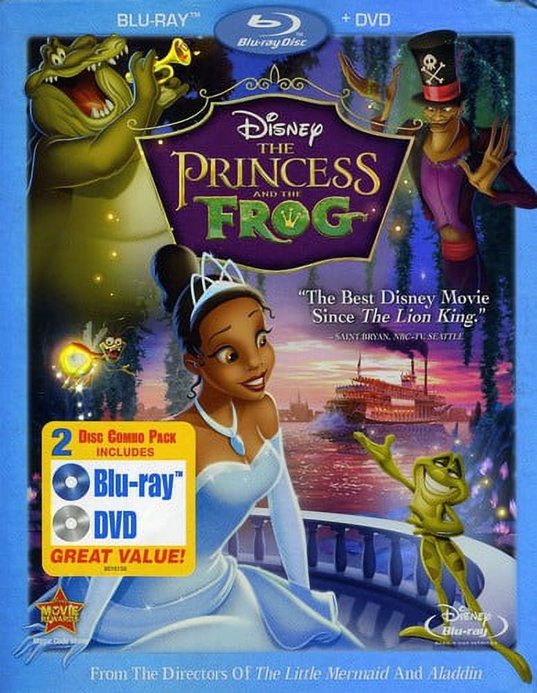 Disney Movie: The Princess and the Frog on Blu-ray + DVD - Walmart.com