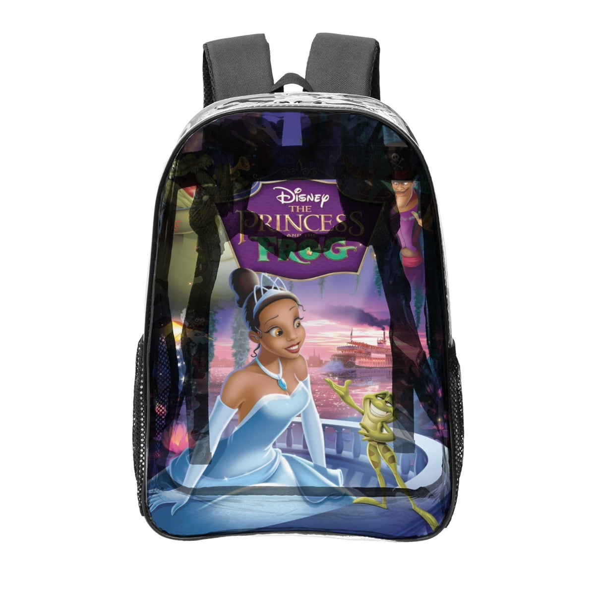 The Princess and the Frog Transparent Backpack - Guard Dog Security ...