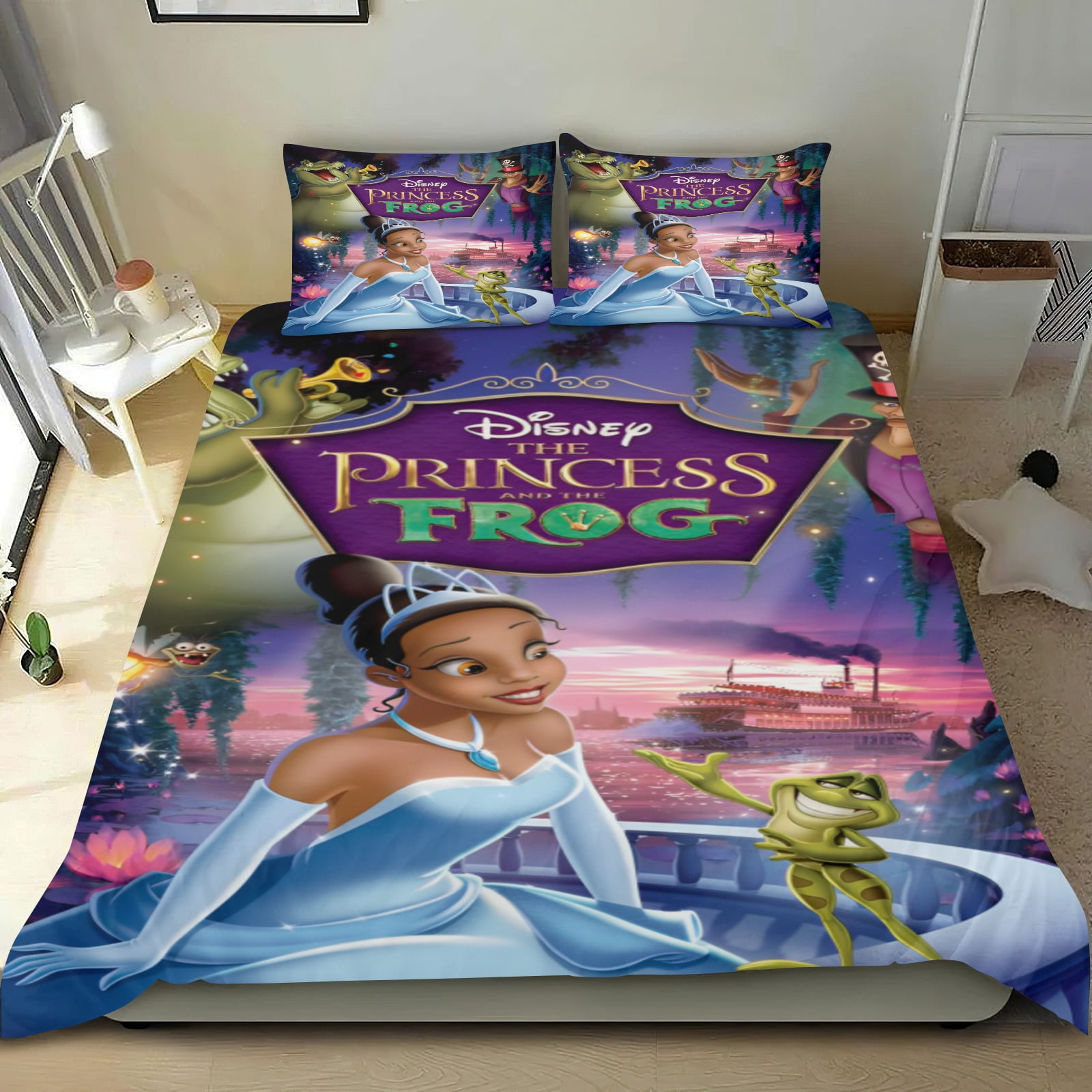 The Princess thin bedding set has One duvet cover and two pillowcases.,35" x 75"（90*190cm ...