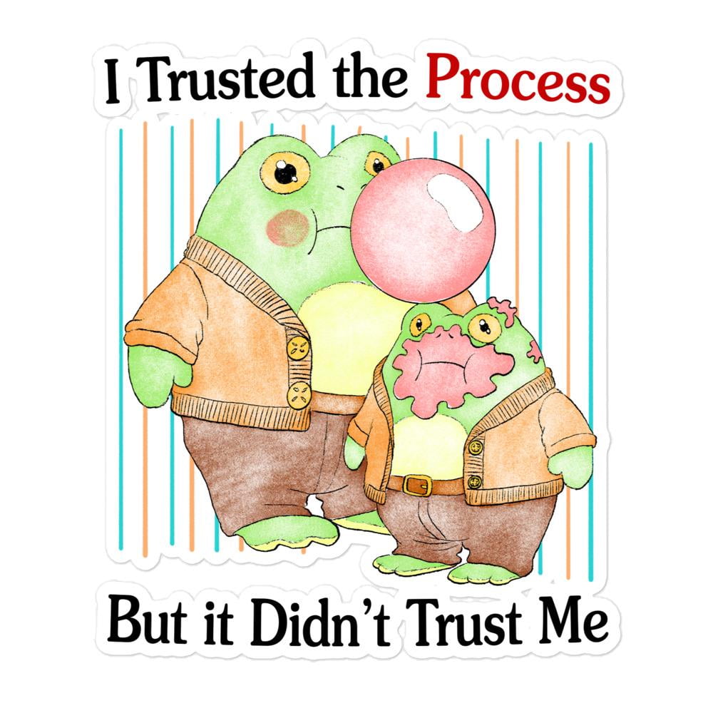 The Process Bubble-Free Stickers Vinyl Decal Cute Sticker Aesthetic ...