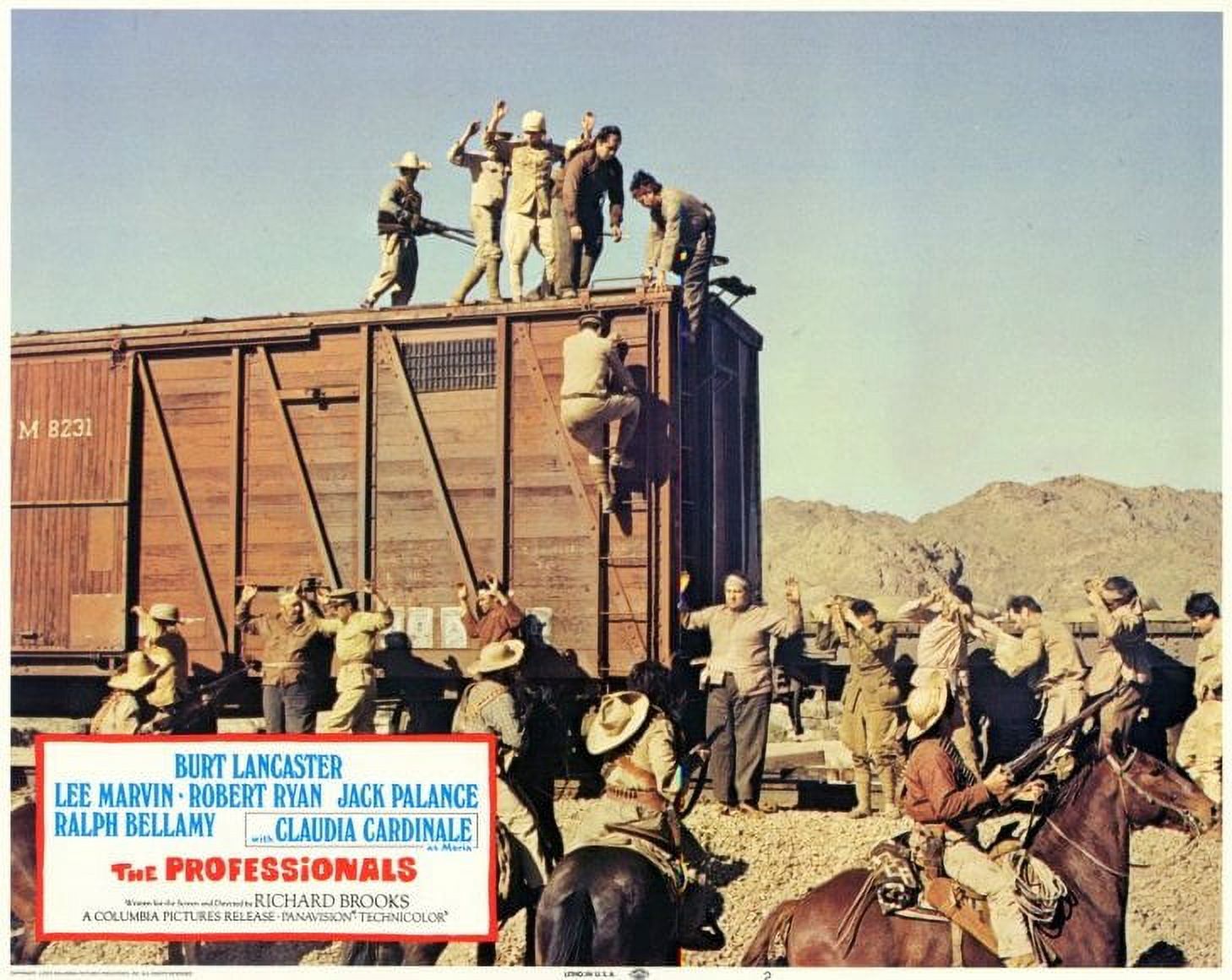 The Professionals - movie POSTER (Style B) (11" x 14") (1966) - Walmart.com