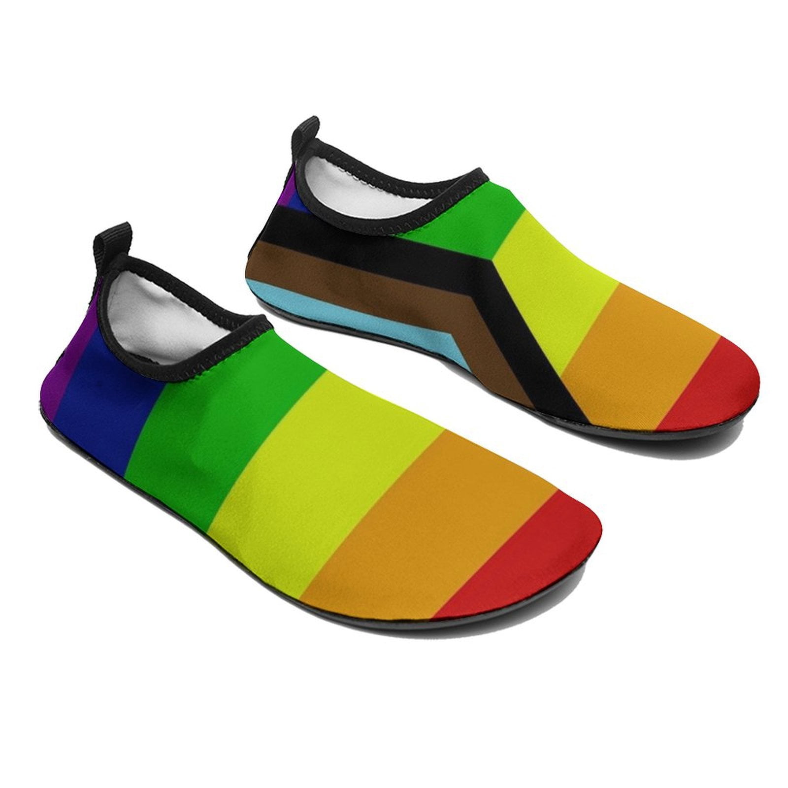The Progress Pride Flag All The Colours of The Rainbow Water Shoes ...