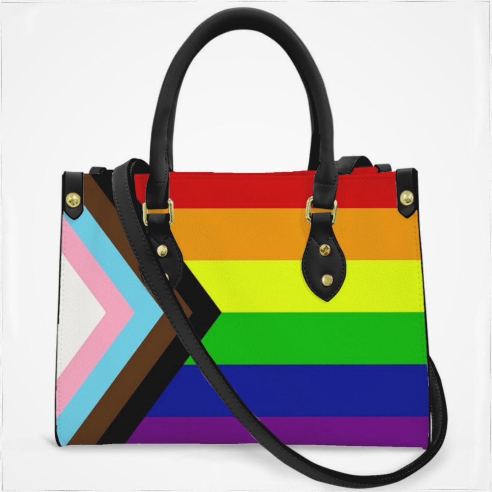 The Progress Pride Flag All The Colours Of The Rainbow Cross Body Bags ...