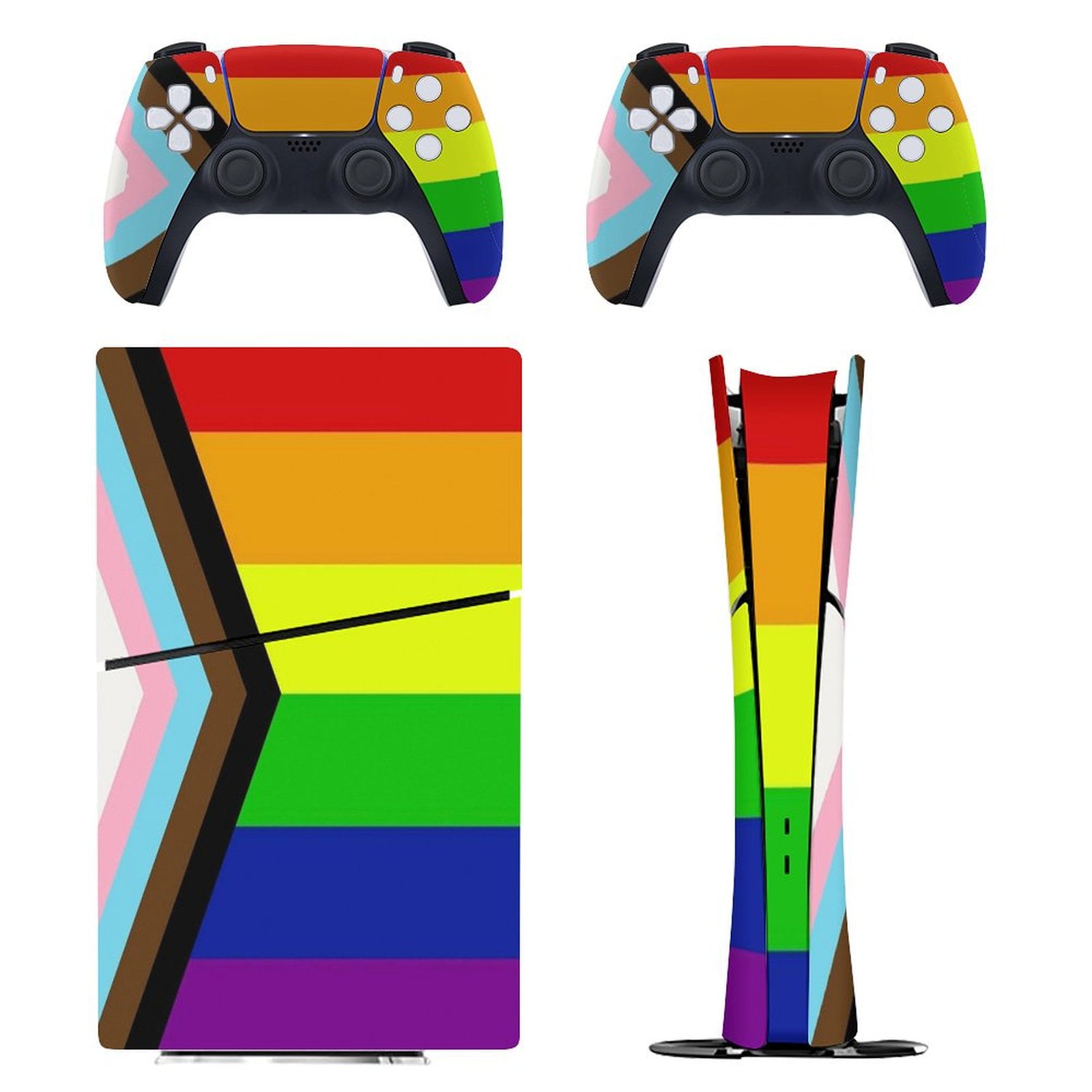 The Progress Pride Flag All The Colours of The Rainbow PS5/PS5 Pro/PS5 ...