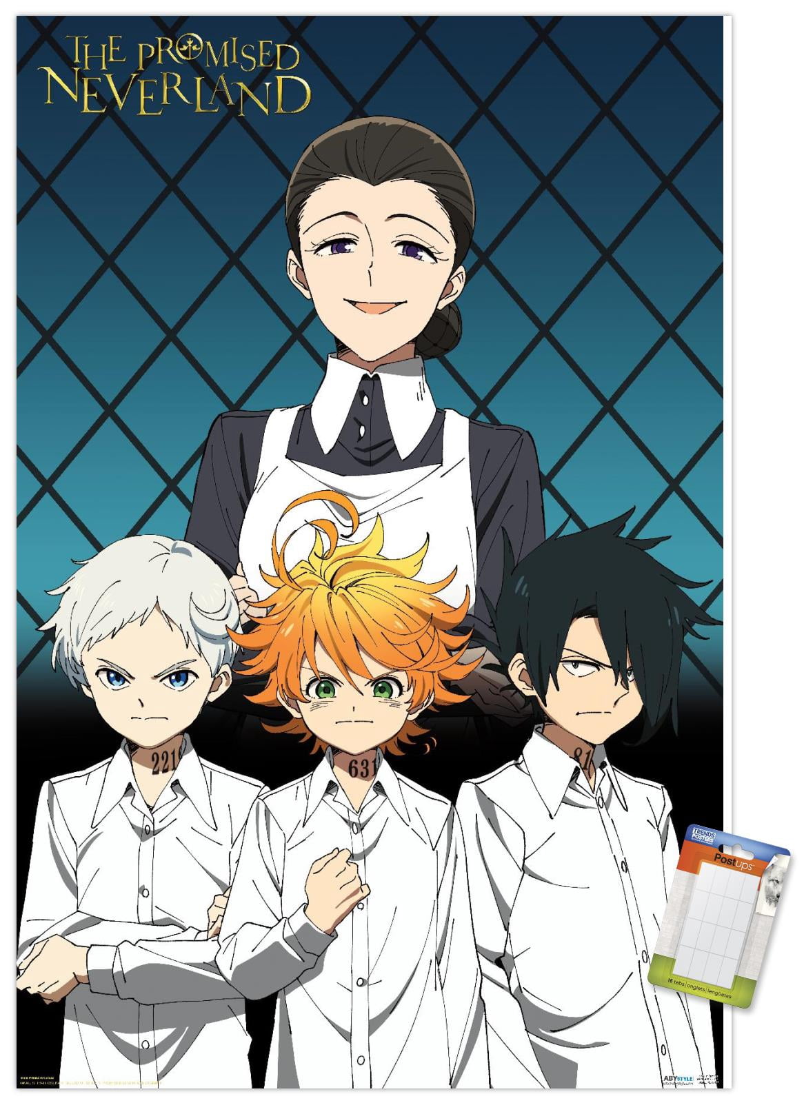 The Promised Neverland - Mom & Orphans Wall Poster, 22.375" x 34 ...