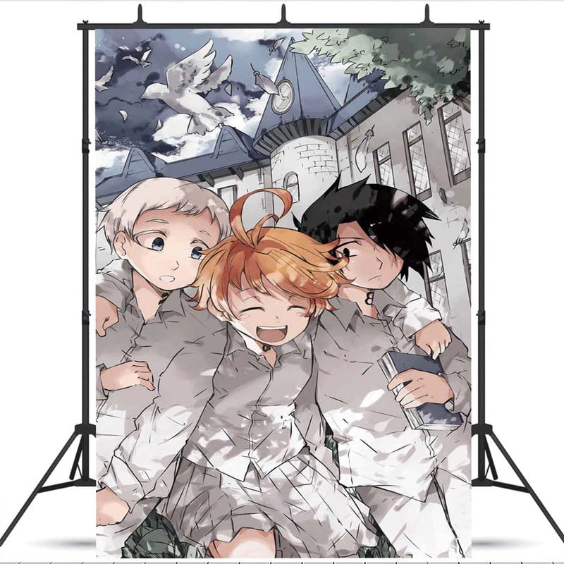 The Promised Neverland Party Supplies Background Backdrop Taspestry ...