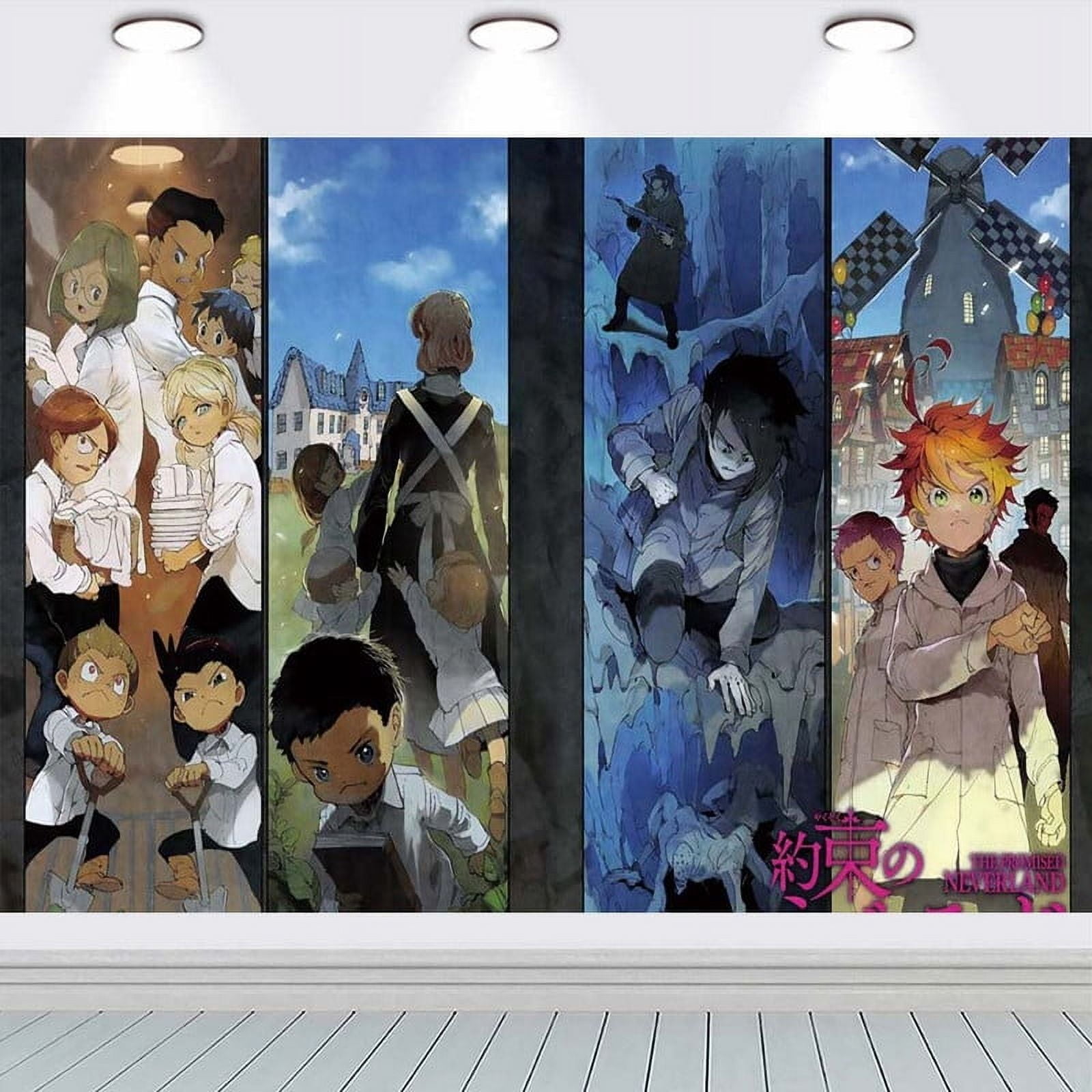 The Promised Neverland Party Supplies Background Backdrop Taspestry ...