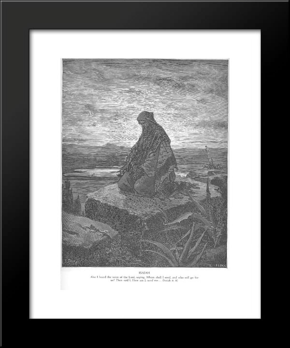 The Prophet Isaiah 20x24 Framed Art Print by Gustave Dore - Walmart.com
