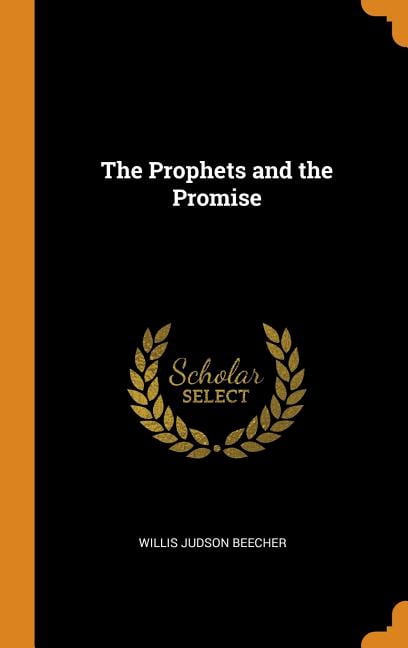 The Prophets and the Promise Hardcover - Walmart.com
