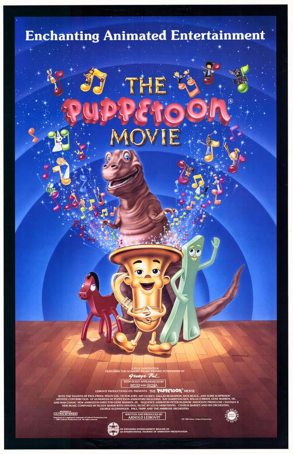 The Puppetoon Movie - movie POSTER (Style B) (11" x 17") (1987 ...