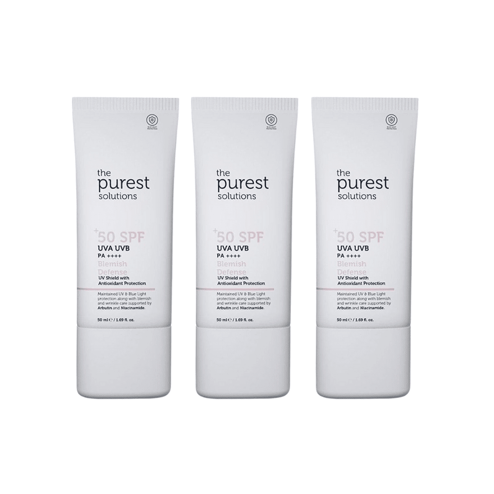 The Purest Sunscreen for Blemished Skin Spf50+ 50ml 3 Pack - Walmart.com