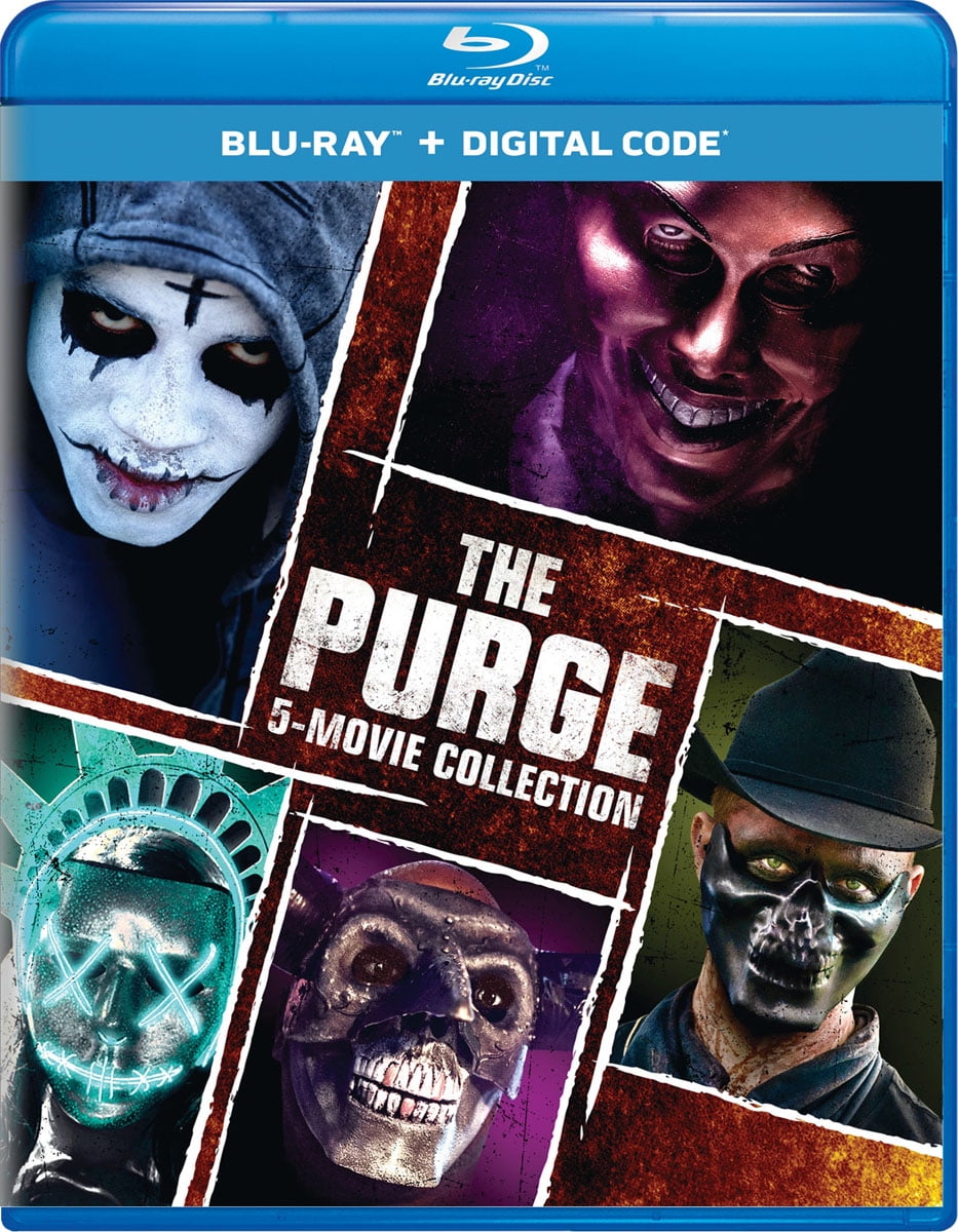 Universal Studios: The Purge 5-Movie Collection, Blu-ray Horror Films ...