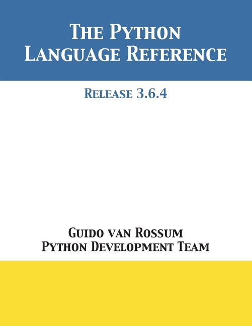 The Python Language Reference (Paperback) - Walmart.com