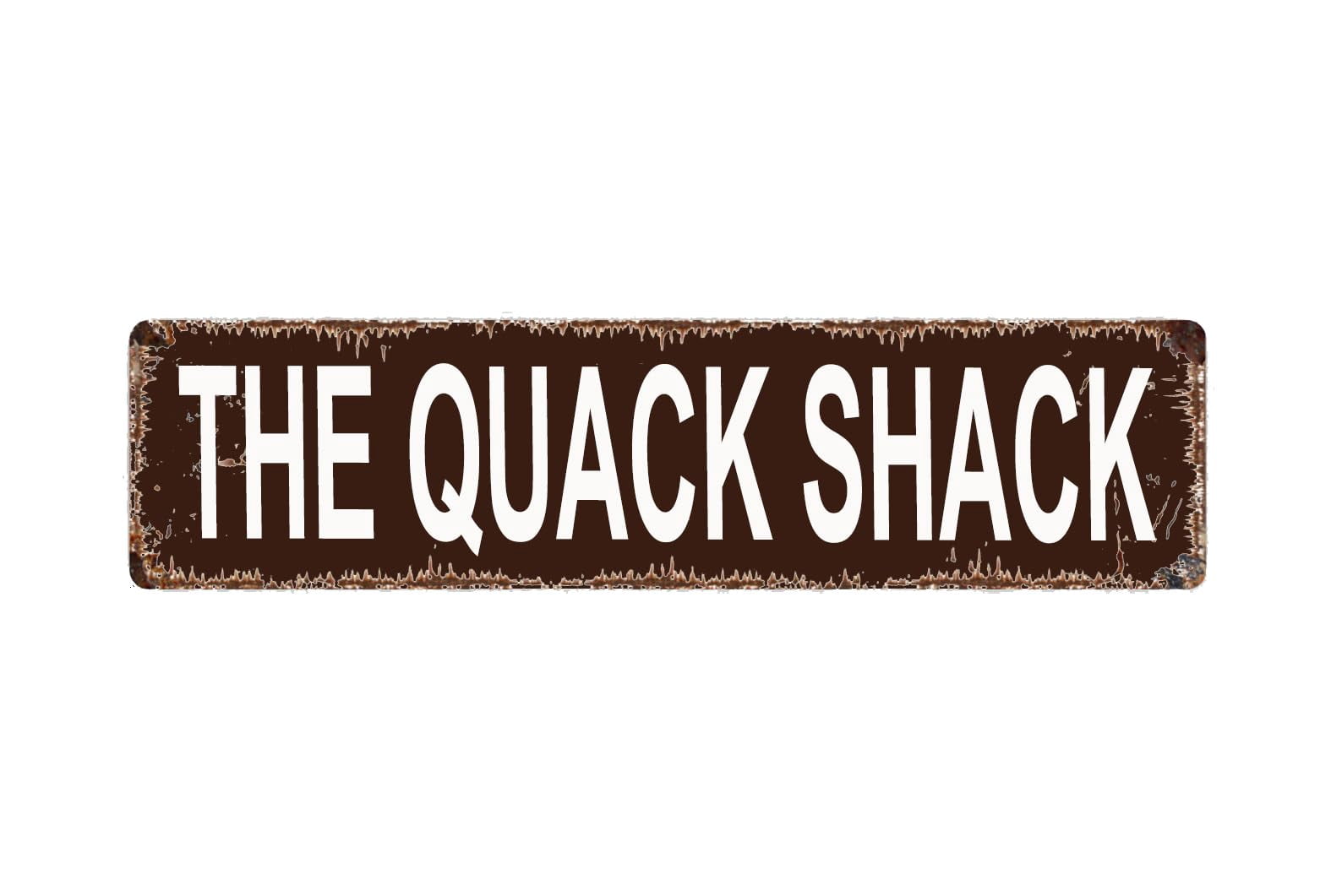 The Quack Shack Sign - Duck Waterfowl Chicken Coop Rustic Street Sign ...