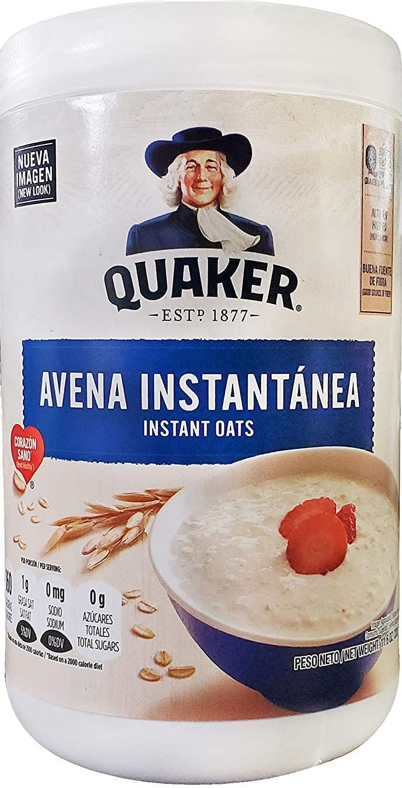 Quaker Instant Oats with Iron, 11.6 oz - Ready in One Minute for ...