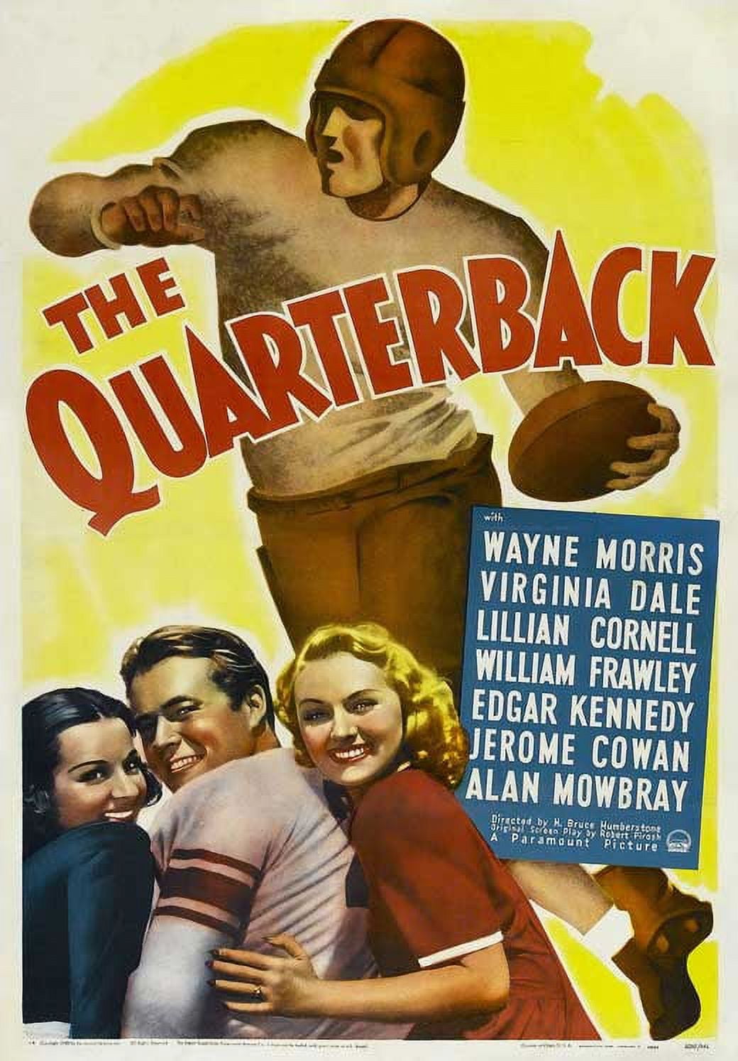 The Quarterback - movie POSTER (Style A) (11" x 17") (1926) - Walmart.com