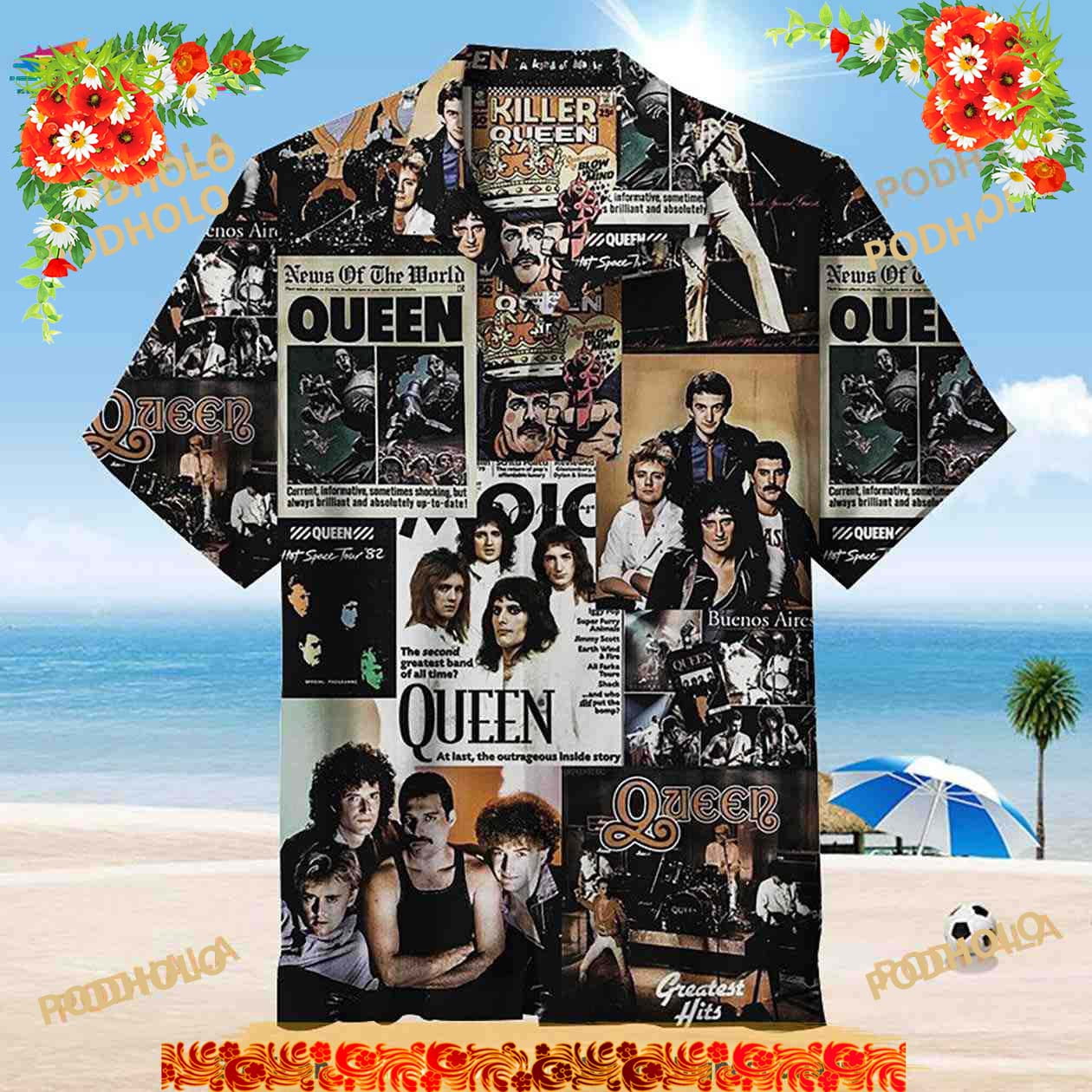 The Queen Eternal Greatness Universal Hawaiian Shirt, Killer Queen ...