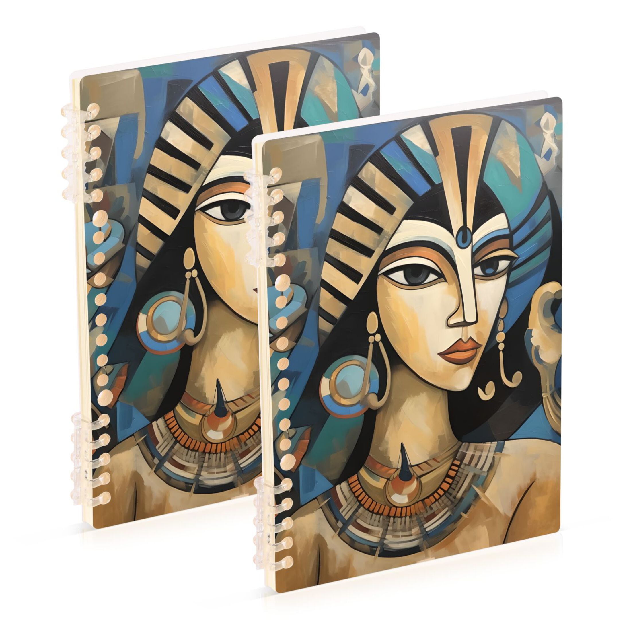 The Queen Of Egypt Abstract Ring Binder Notebook Journey Note Diary ...