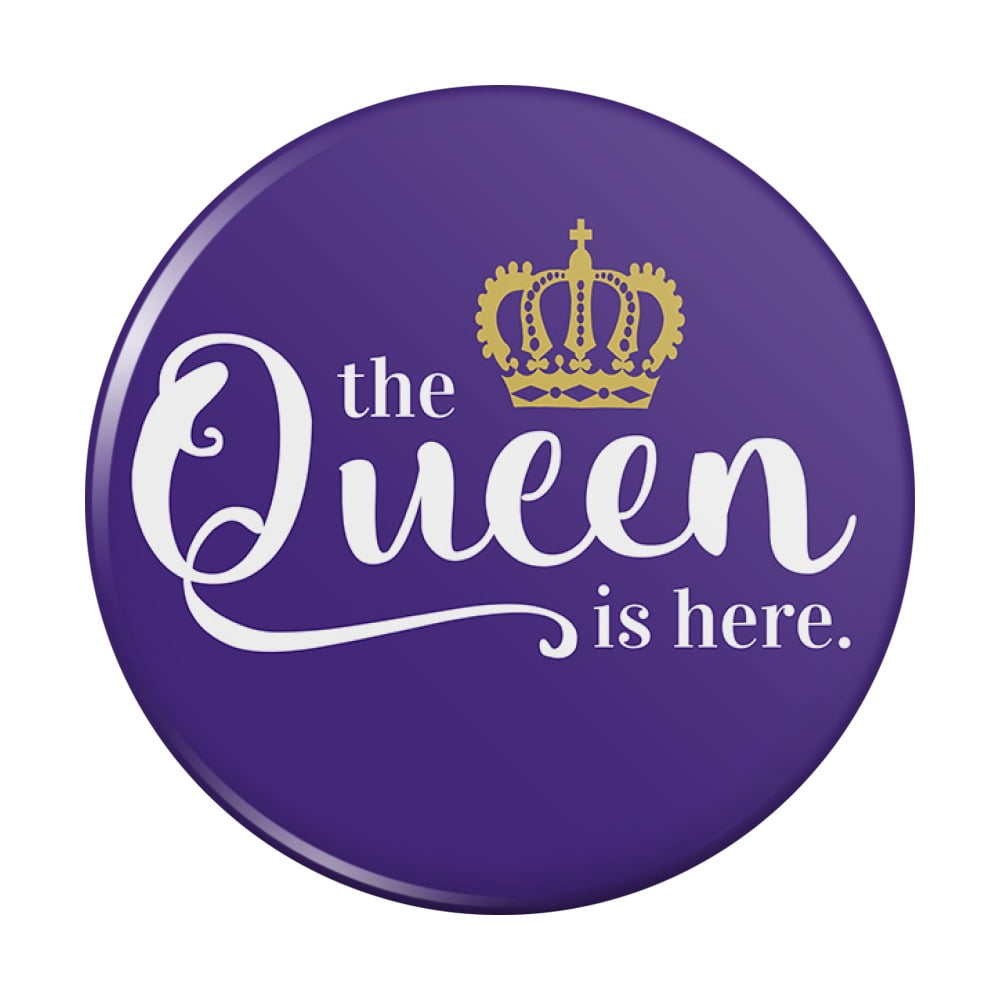 The Queen is Here Crown Royalty Kitchen Refrigerator Locker Button ...