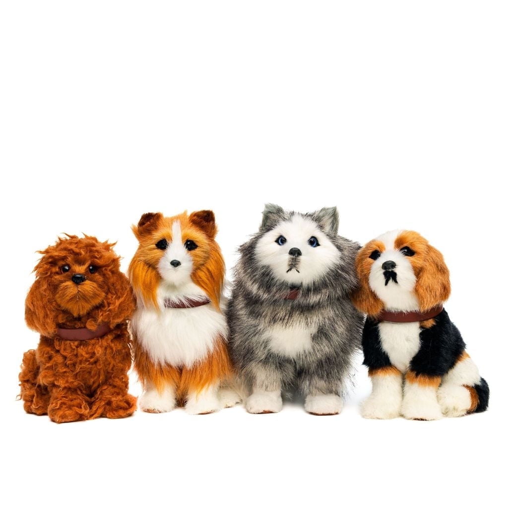 The Queen's Treasures 18 Inch Doll Pets, Set of 4 Puppy Dog Pets ...