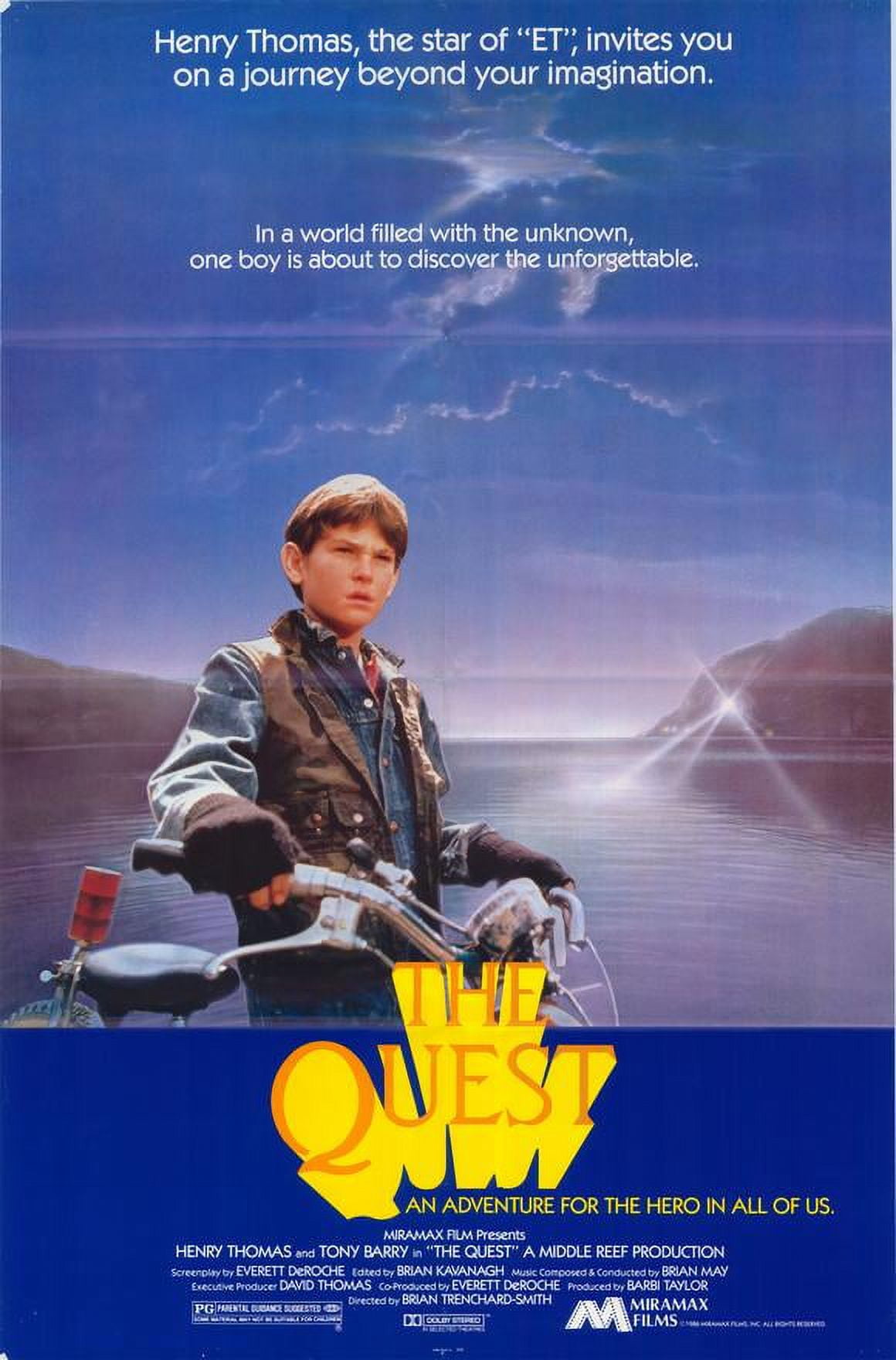 The Quest - movie POSTER (Style A) (11" x 17") (1986) - Walmart.com