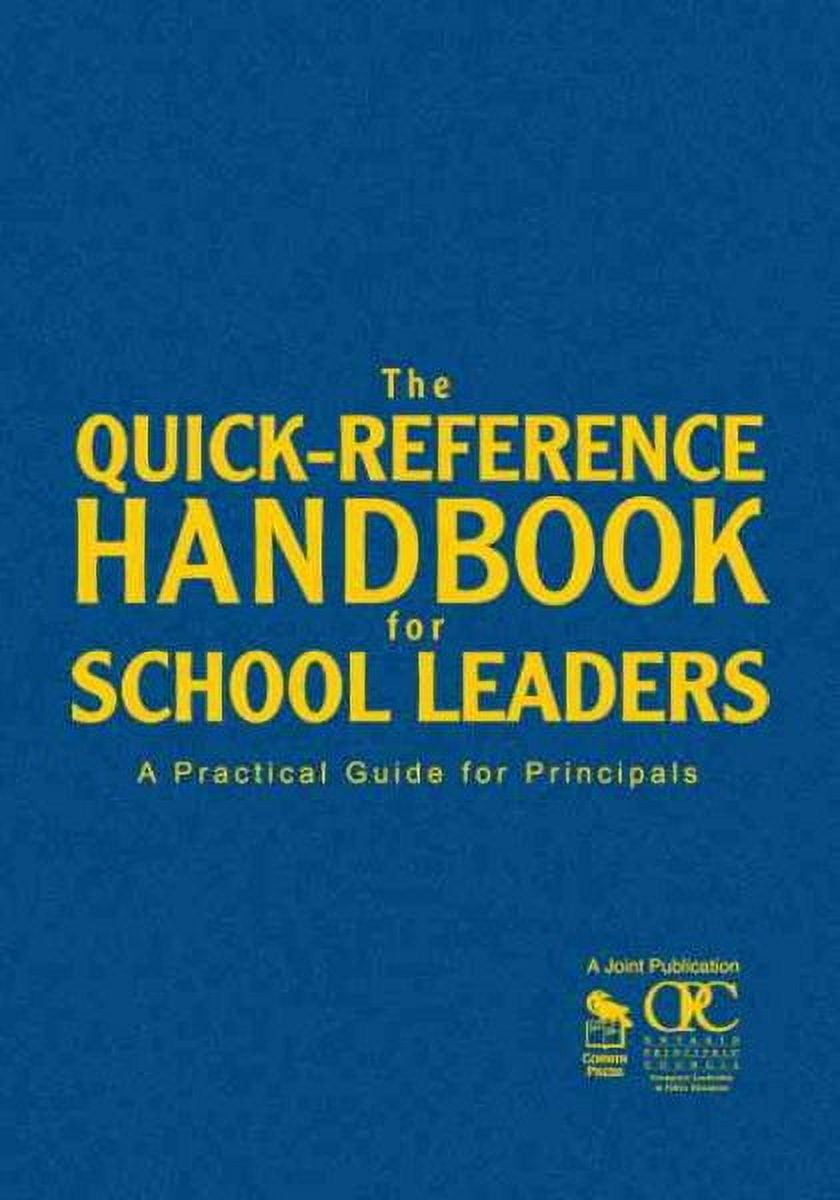 The Quick-Reference Handbook for School Leaders (Hardcover) - Walmart.com