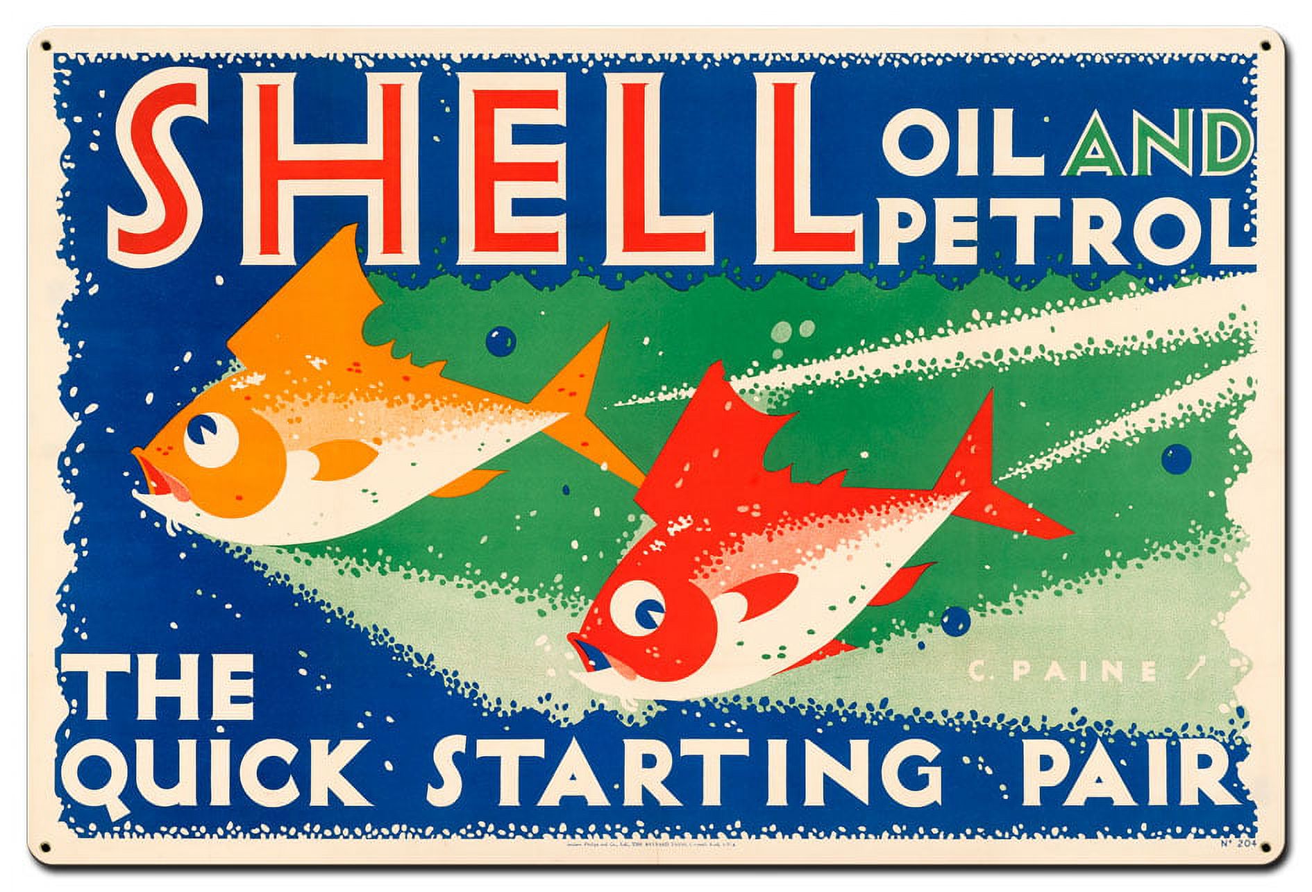 The Quick Starting Pair Shell Oil Fish “Made in the USA with heavy ...
