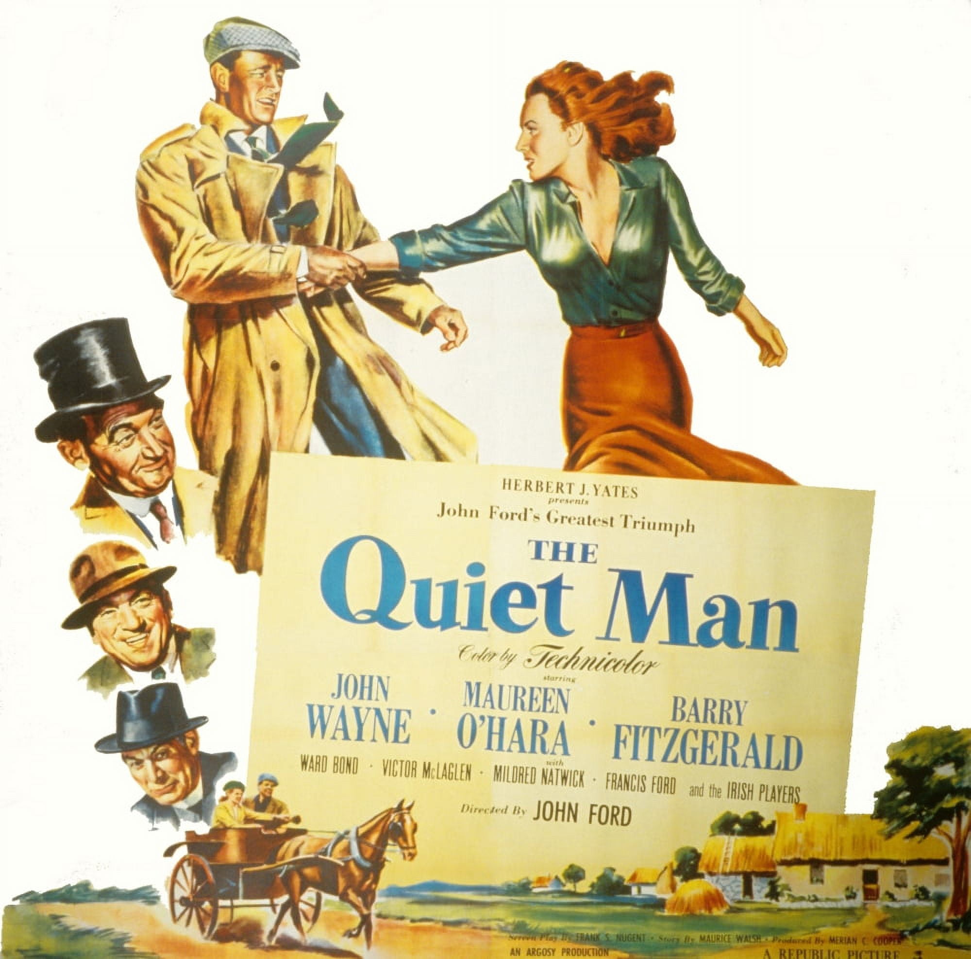 The Quiet Man John Wayne Maureen O'Hara Barry Fitzgerald Victor ...