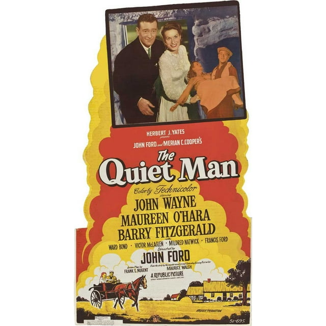 The Quiet Man - movie POSTER (Style A) (20" x 40") (1952) - Walmart.com