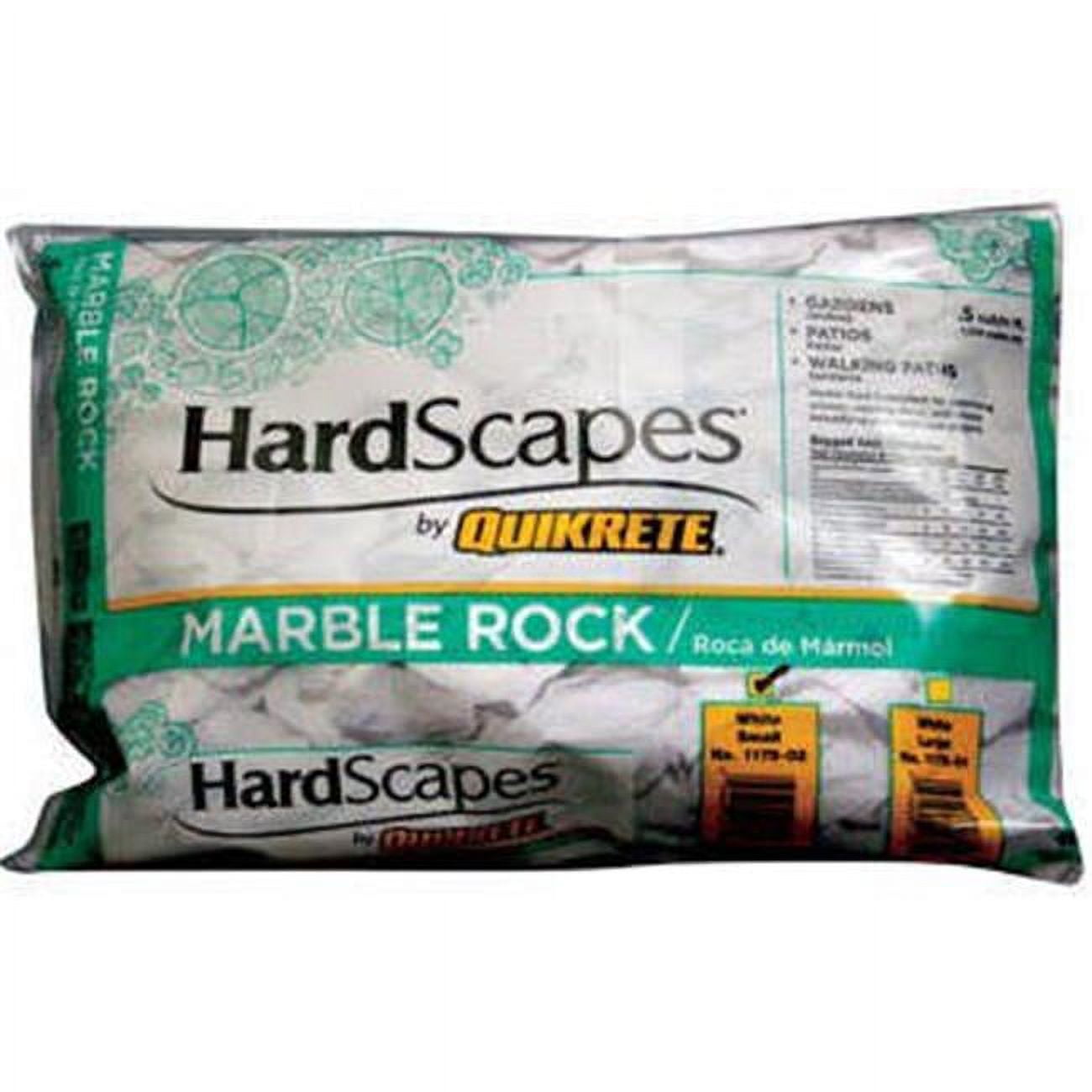 The Quikrete 7314669 Hardscapes Marble Rock, White - Walmart.com