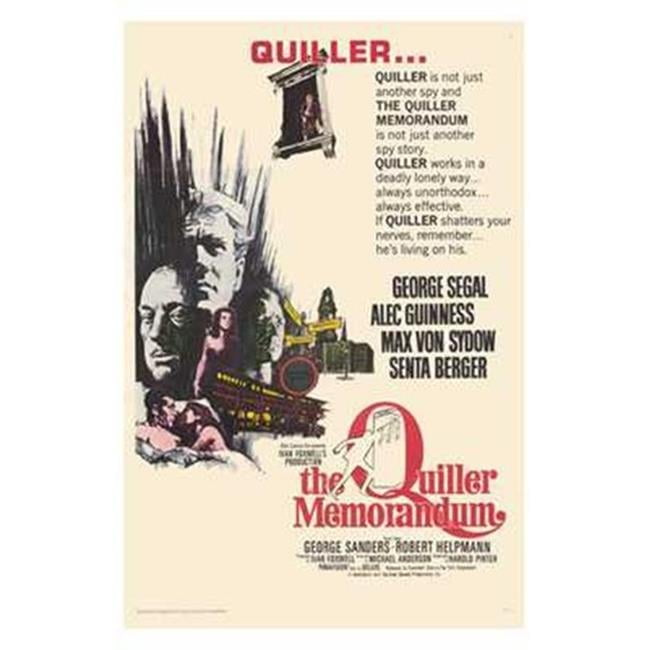 The Quiller Memorandum Movie Poster - 11 x 17 in. - Walmart.com