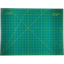 "The Quilted Bear 12"" x 12"" Rotary Cutting Mat - Self-Healing, Locking & Rotating, Blue ...