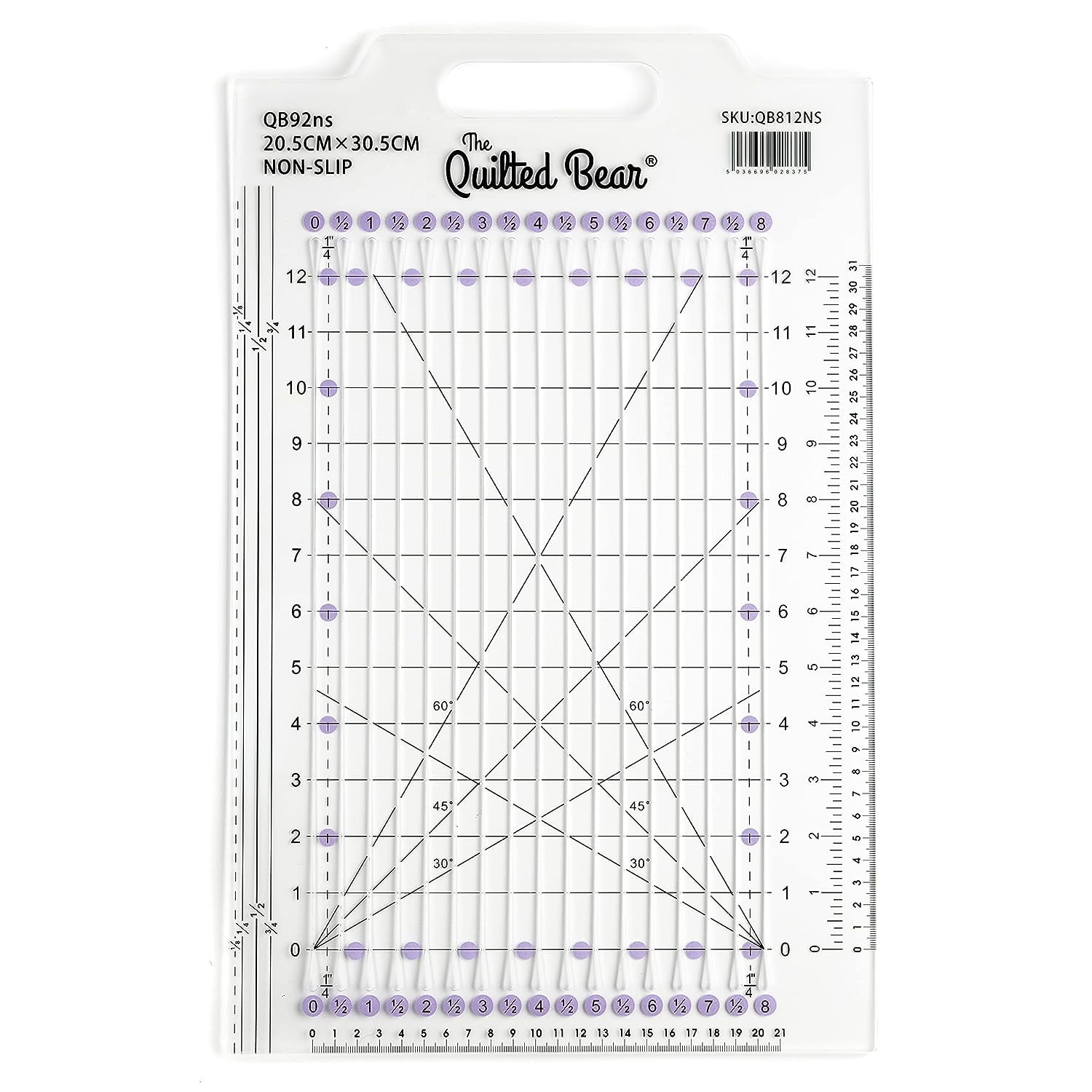 The Quilted Bear Multi-Purpose Cut & Design Shape Ruler - Walmart.com