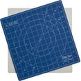 "The Quilted Bear 12"" x 12"" Rotary Cutting Mat - Self-Healing, Locking & Rotating, Blue ...