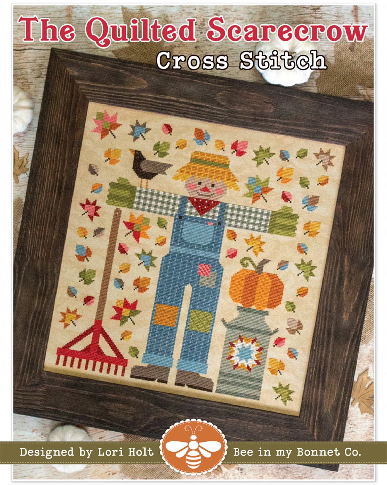 The Quilted Scarecrow Cross Stitch Pattern by Lori Holt for It's Sew ...
