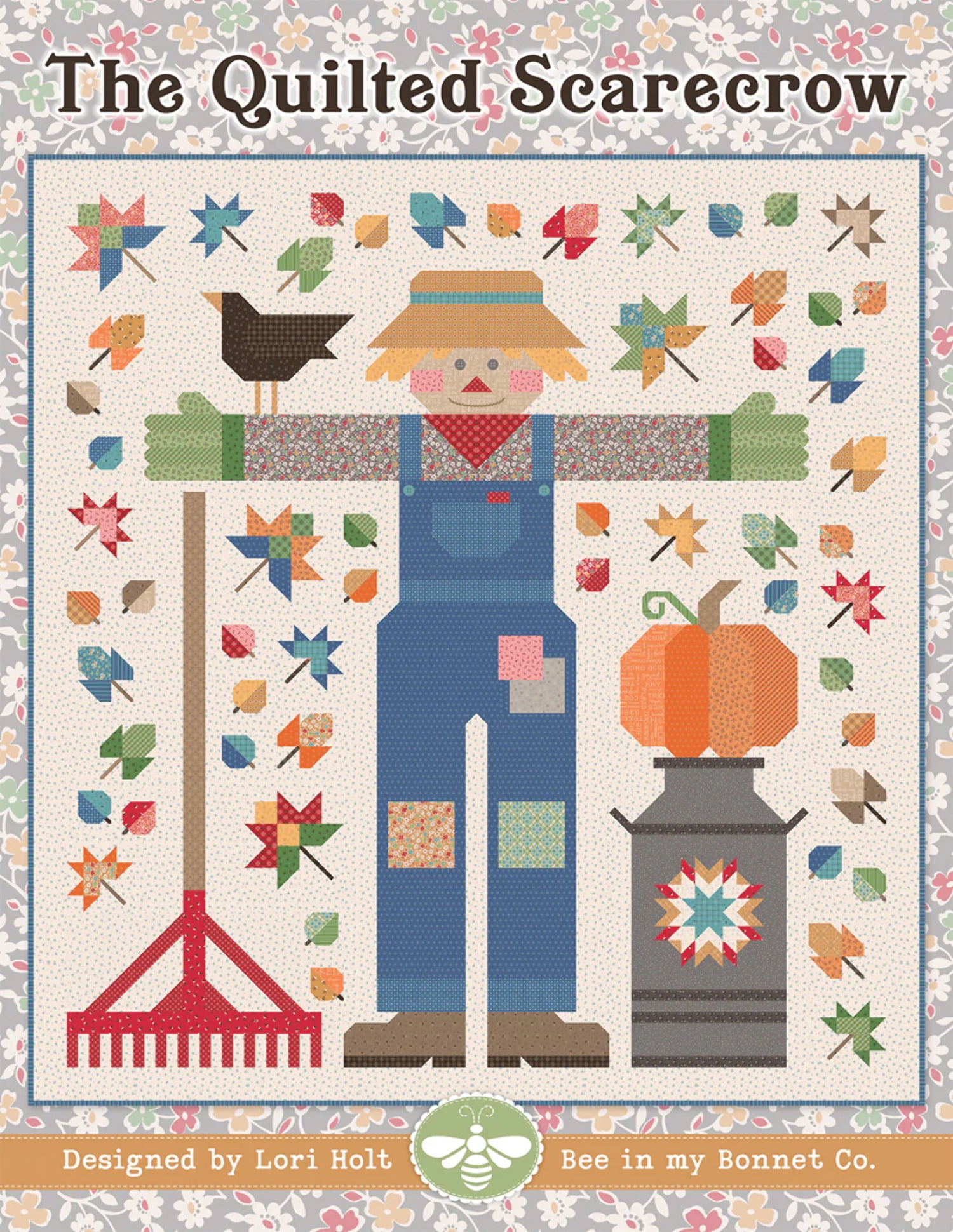 The Quilted Scarecrow Quilt Pattern by Lori Holt for It's Sew Emma ...