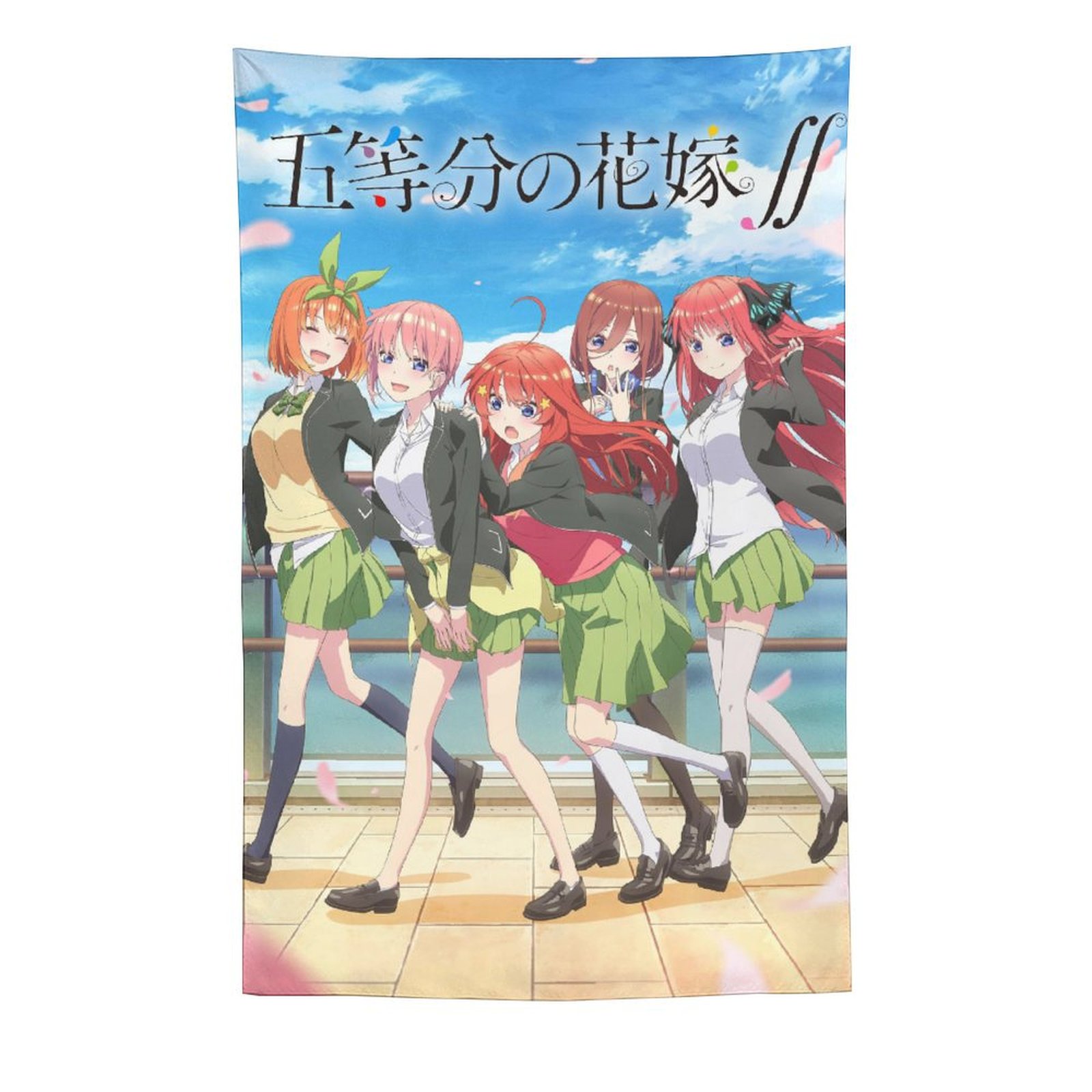 The Quintessential Quintuplets Japanese Anime Tapesty Wall Tapestry ...