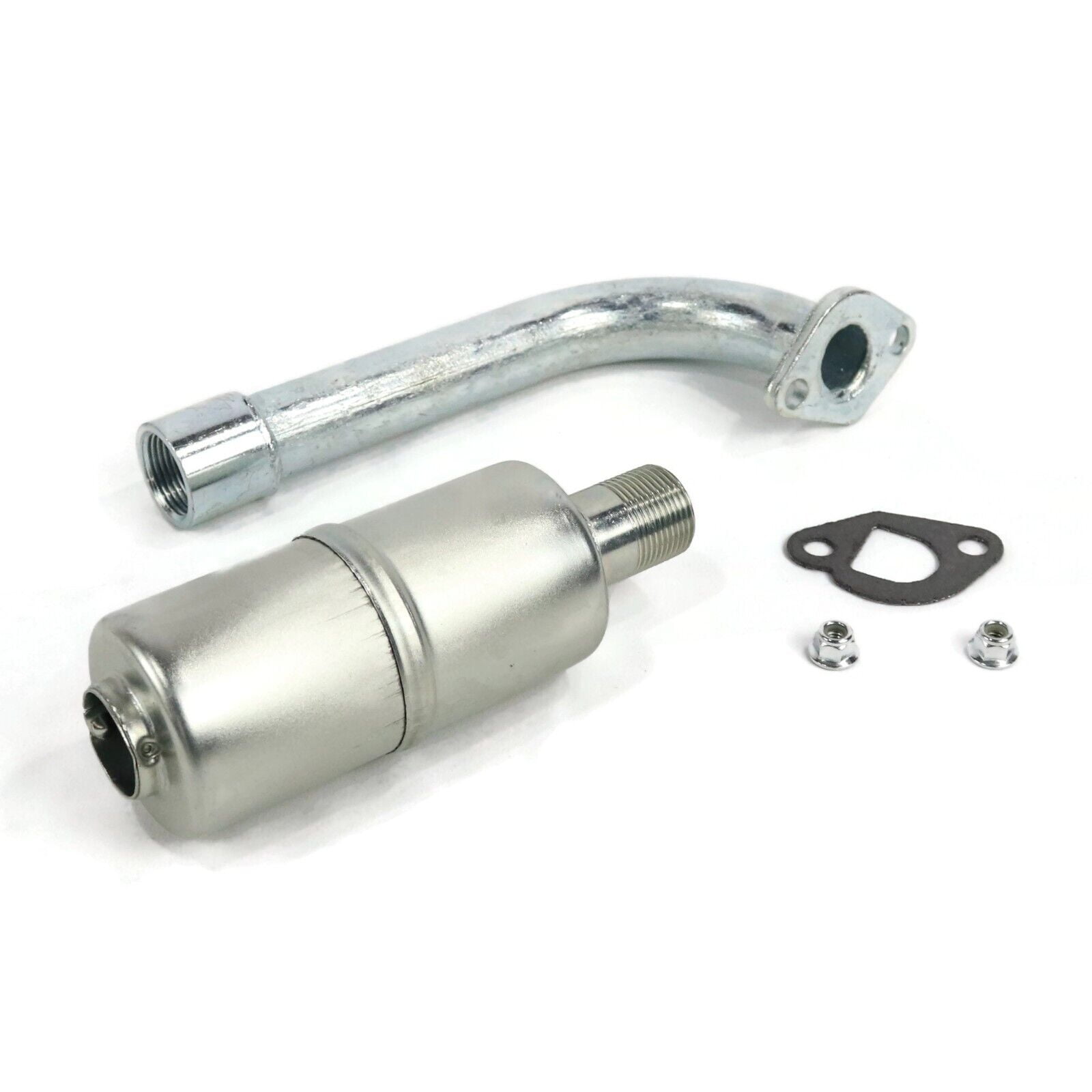 The ROP Shop | 1" Exhaust & Muffler Kit For Go Karts With Predator ...