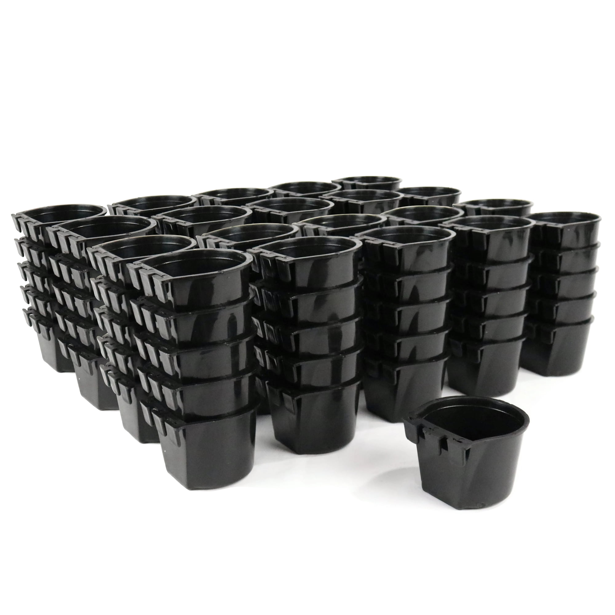 The ROP Shop | 100-Pack - Black Cage Cups with Shift Lock Design for ...