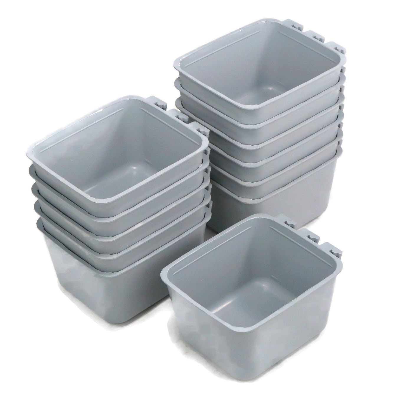 The ROP Shop 12-Pack - 16oz Gray Cage Cups for Feed & Water for Poultry ...