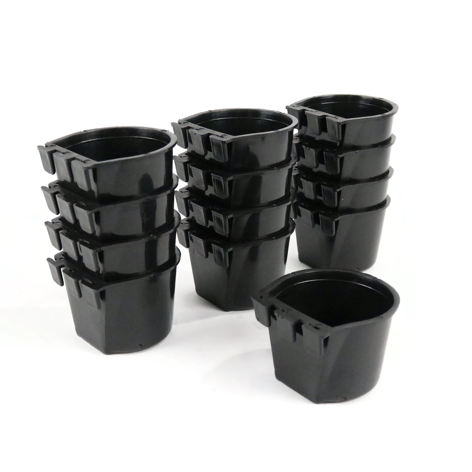 The ROP Shop 12-Pack - 8oz Black Cage Cup for Feed & Water for Poultry ...