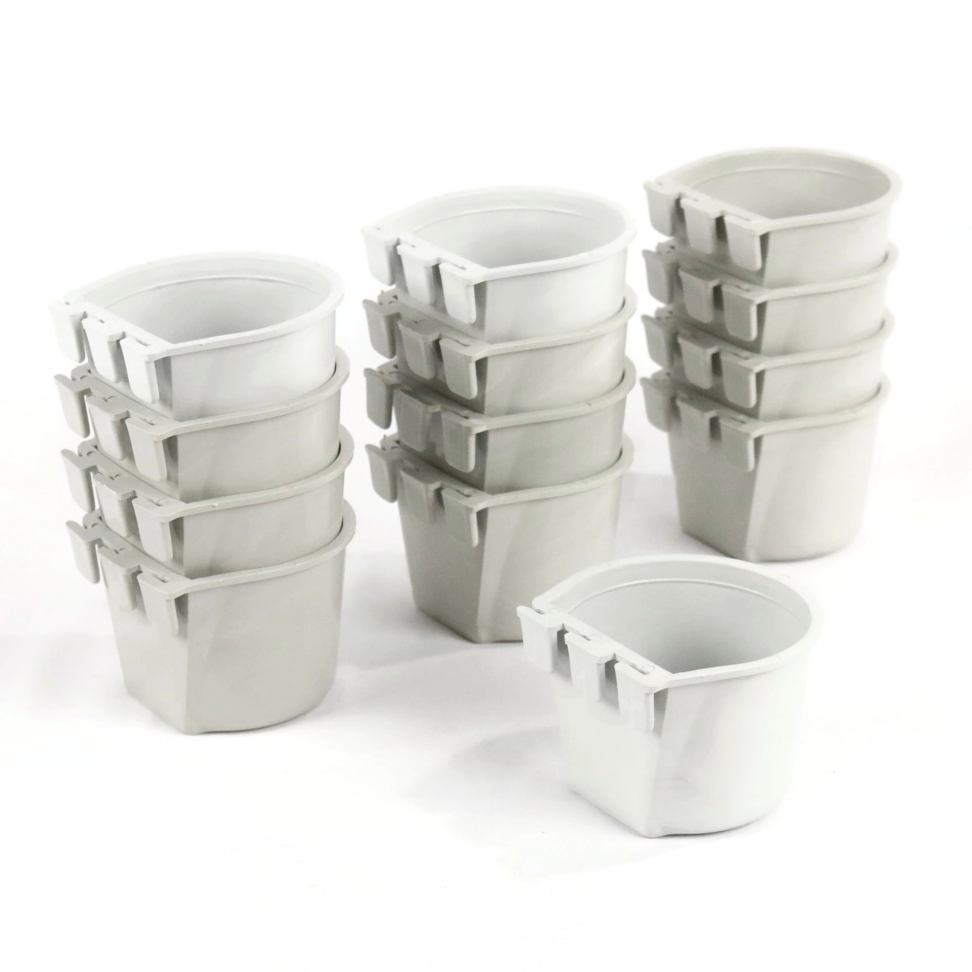 The ROP Shop 12-Pack - Grey Cage Containers to Hold Nails, Nuts, Screws ...