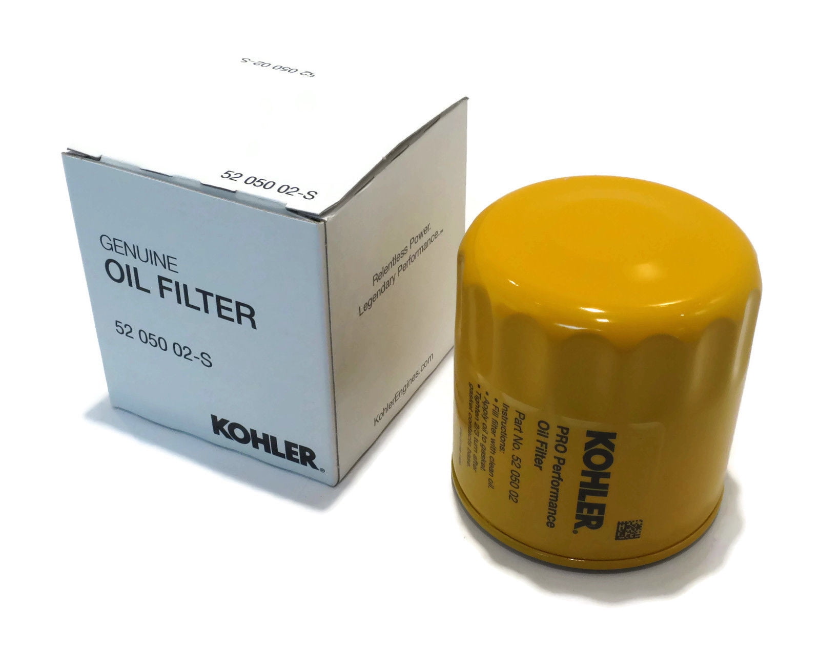 KOHLER 52 050 02-S1 Engine Oil Filter For M/CV/CH/LV Models (OEM-2PACK ...