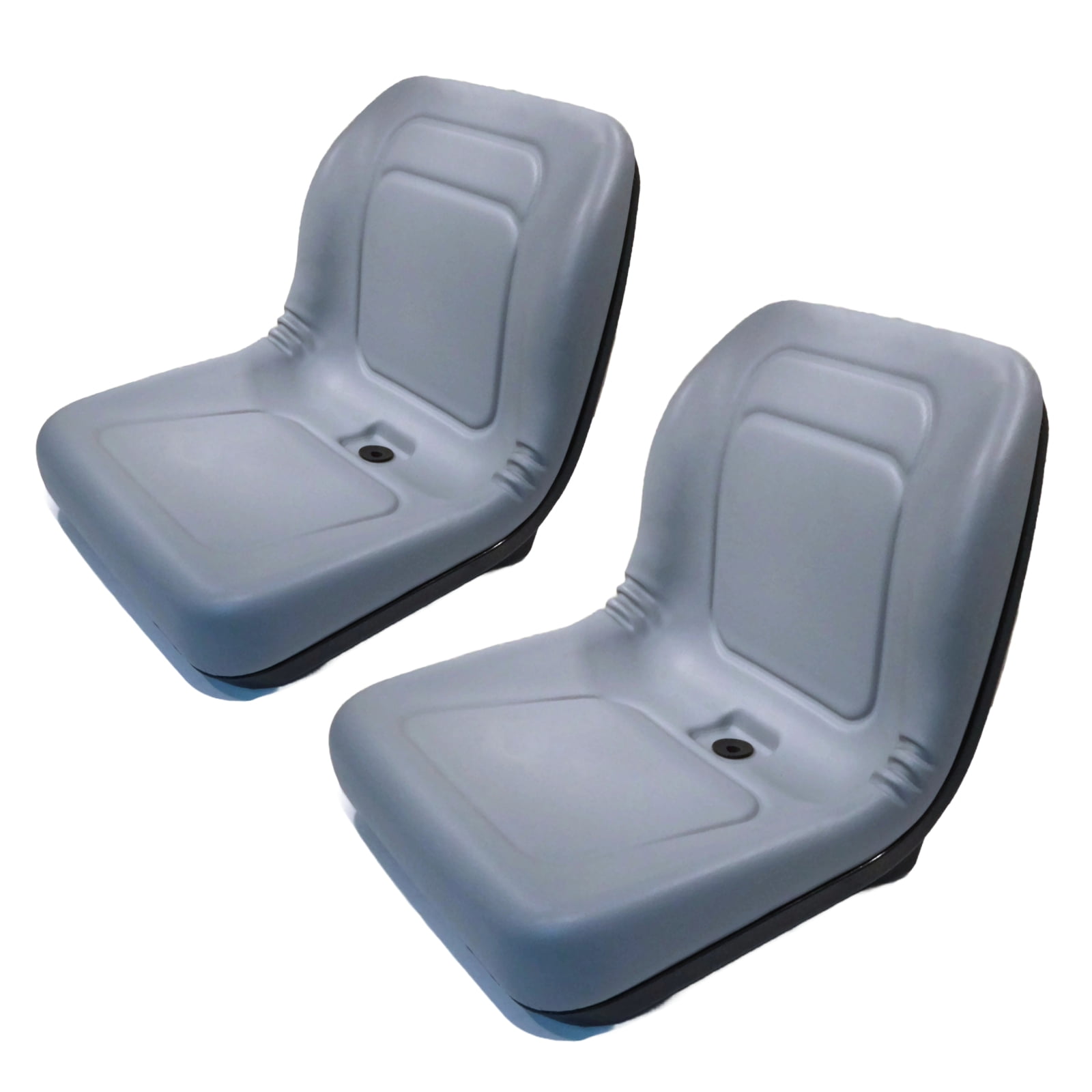 The ROP Shop (2-Pack) Gray HIGH BACK SEAT for John Deere VG11696 ...