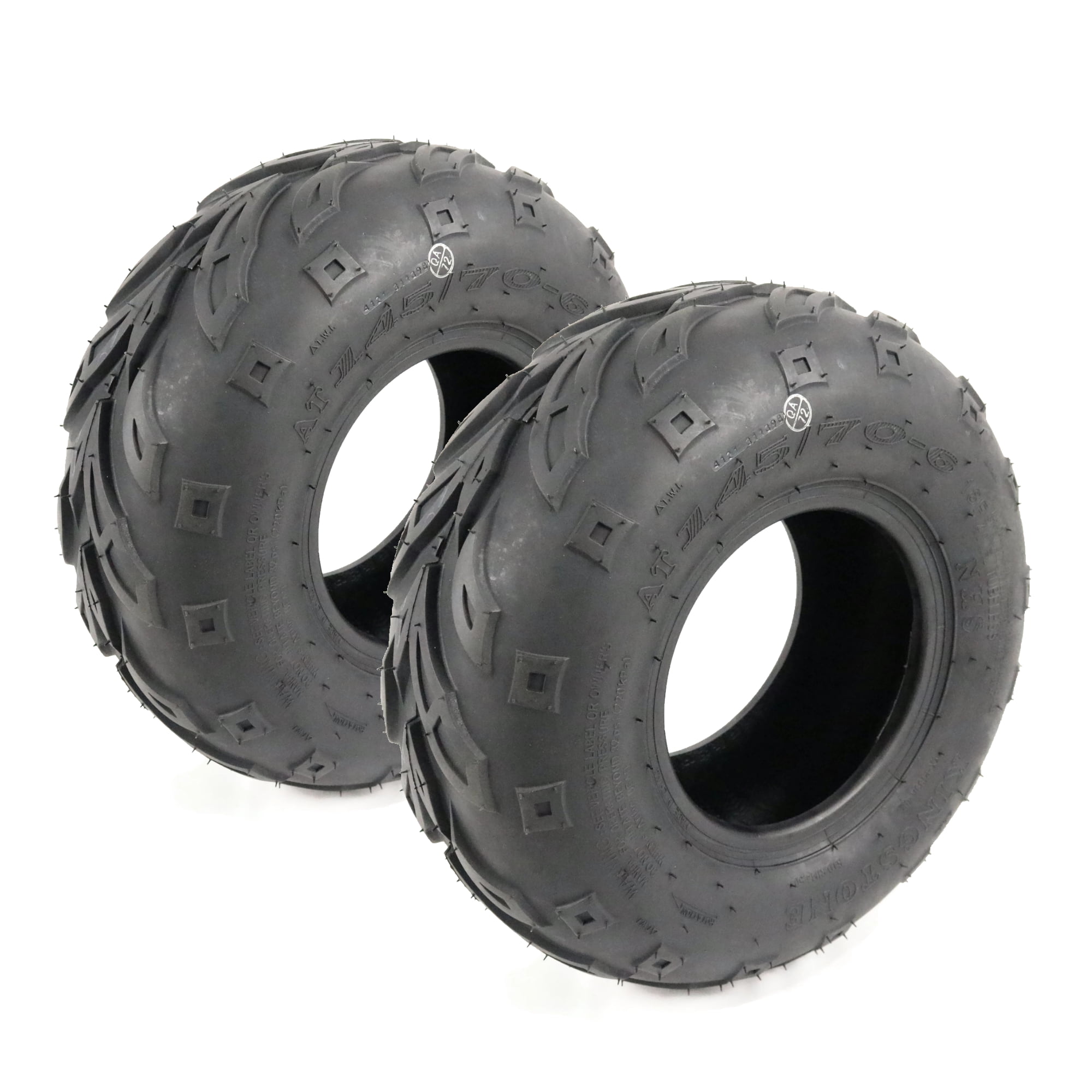 The ROP Shop 2-Pack - Tires 145/70-6, 6mm Tread for Realtree RTK200 ...