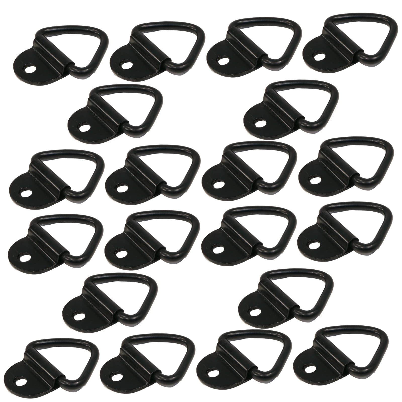 The ROP Shop | (20) 1/4" Steel D Ring Rope Tie Down Surface Mount Truck ...